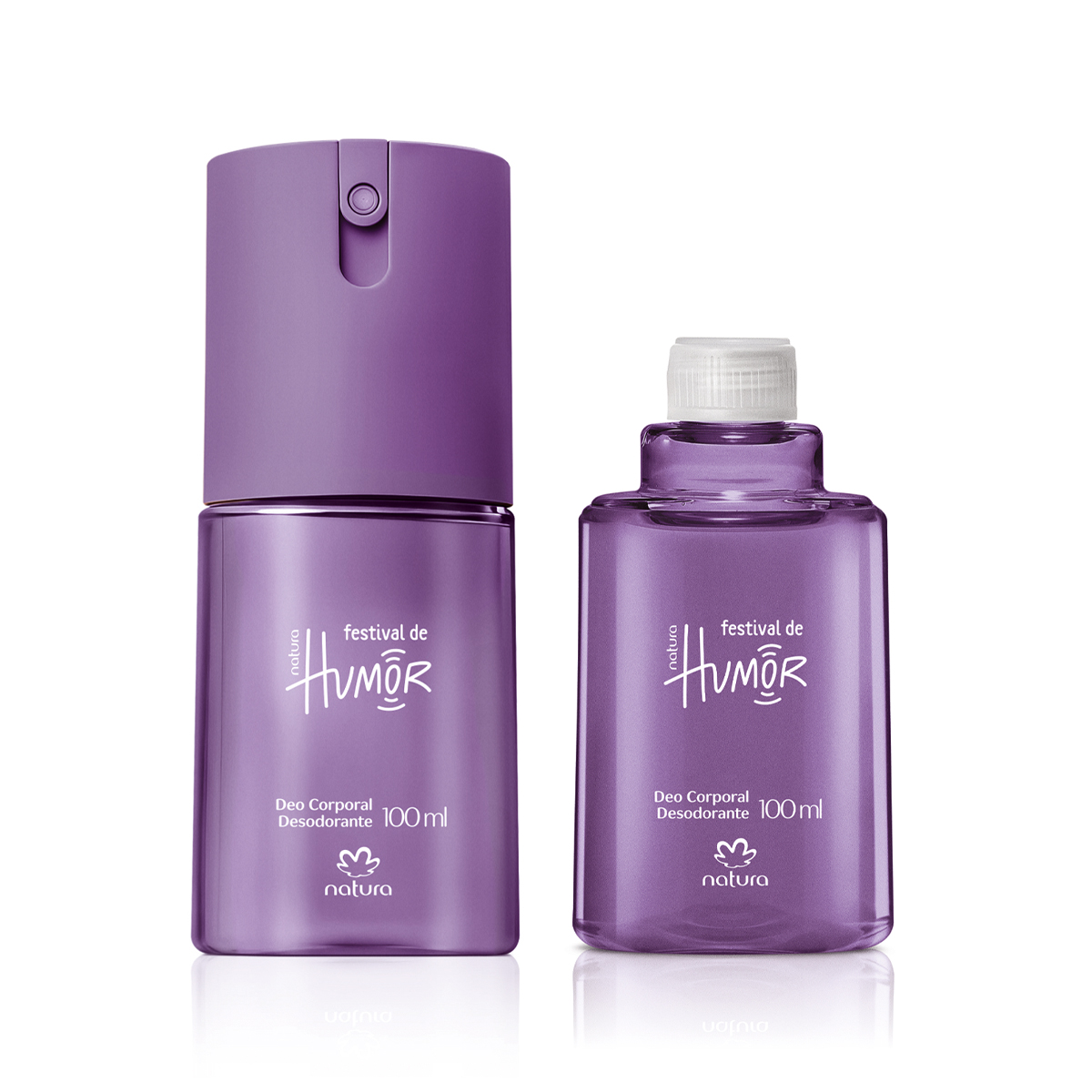 Kit Desodorante Corporal Festival de Humor Feminino com Refil - Natura ...